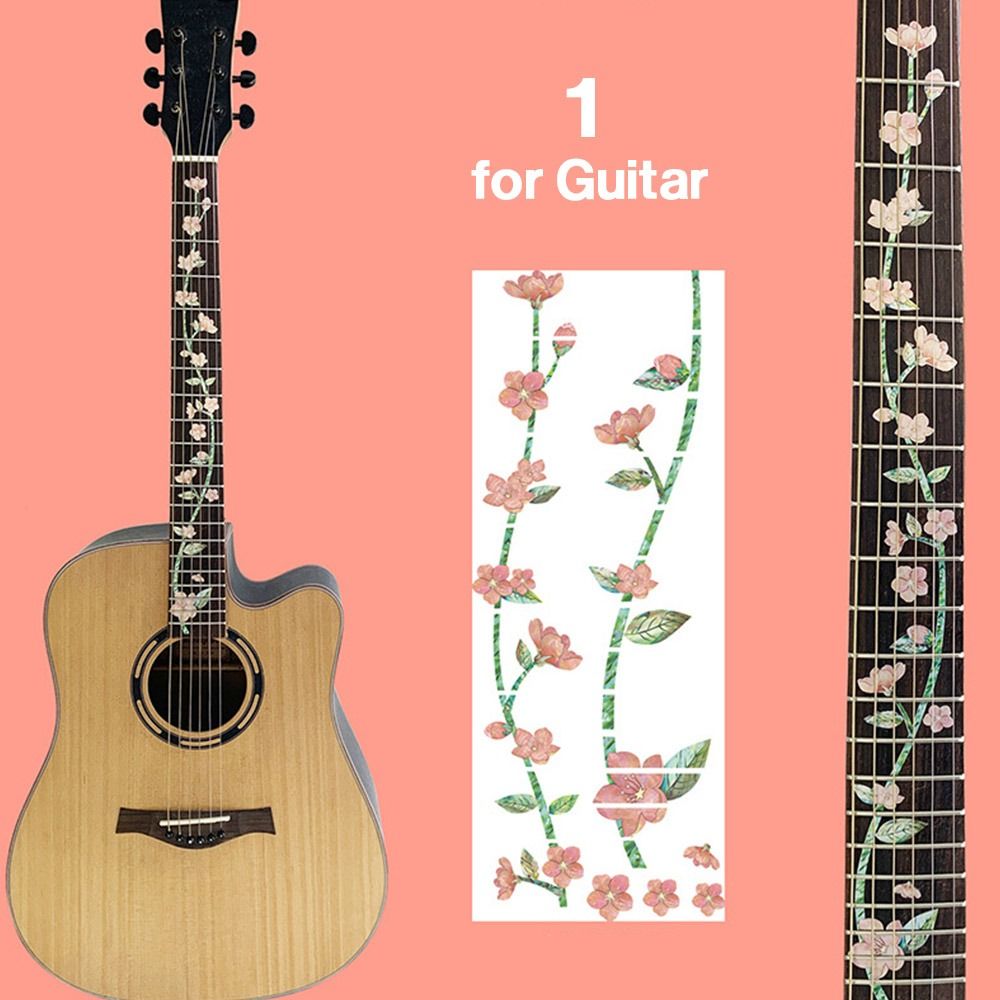 10 Styles Music Instrument Decorations Beautiful Ultra Thin Stickers ...