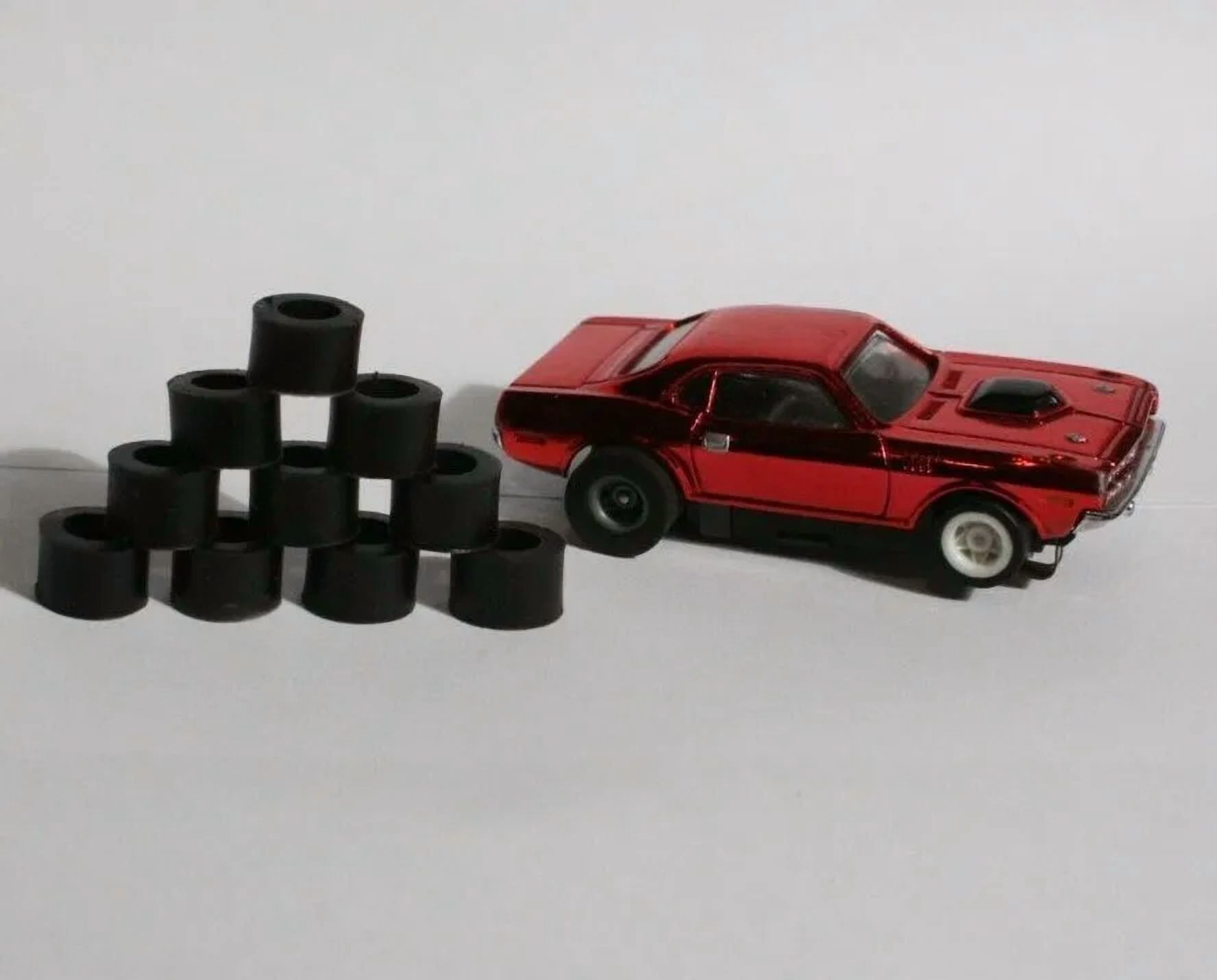10 Super Wide Rear Slick Tires for AFX / Tomy Turbo Slot Cars - Walmart.com