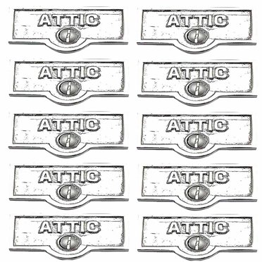 Switch Plate Tags DINING Name Signs Labels Chrome Brass Traditional ...