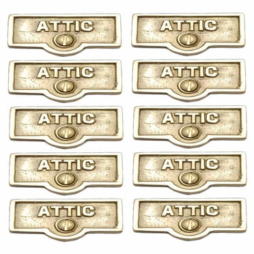 2 Switch Plate Tags DINING Name Signs Labels Lacquered Brass ...