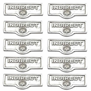 Switch Plate Tags STAIRWAY Name Signs Labels Chrome Brass Traditional ...