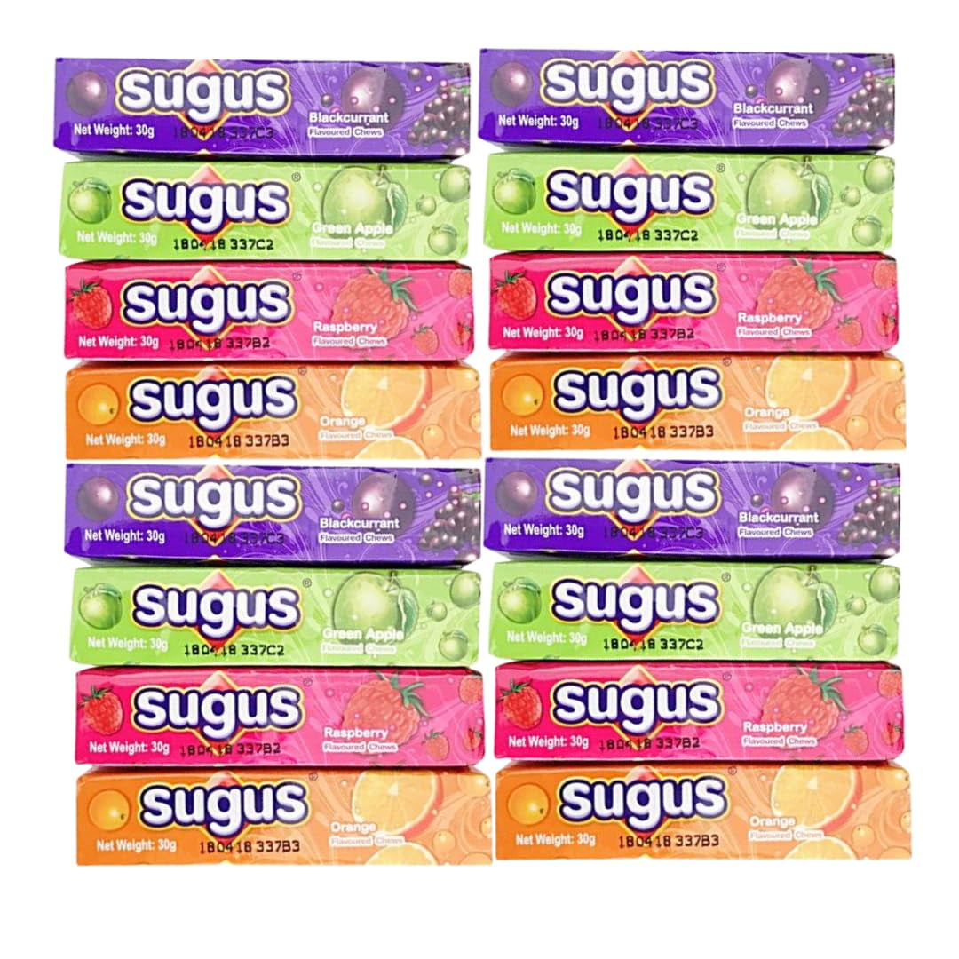 10 TMH1 Packs Sugus Kraft Sweet Chewy Candy Mix Fruit Product of ...