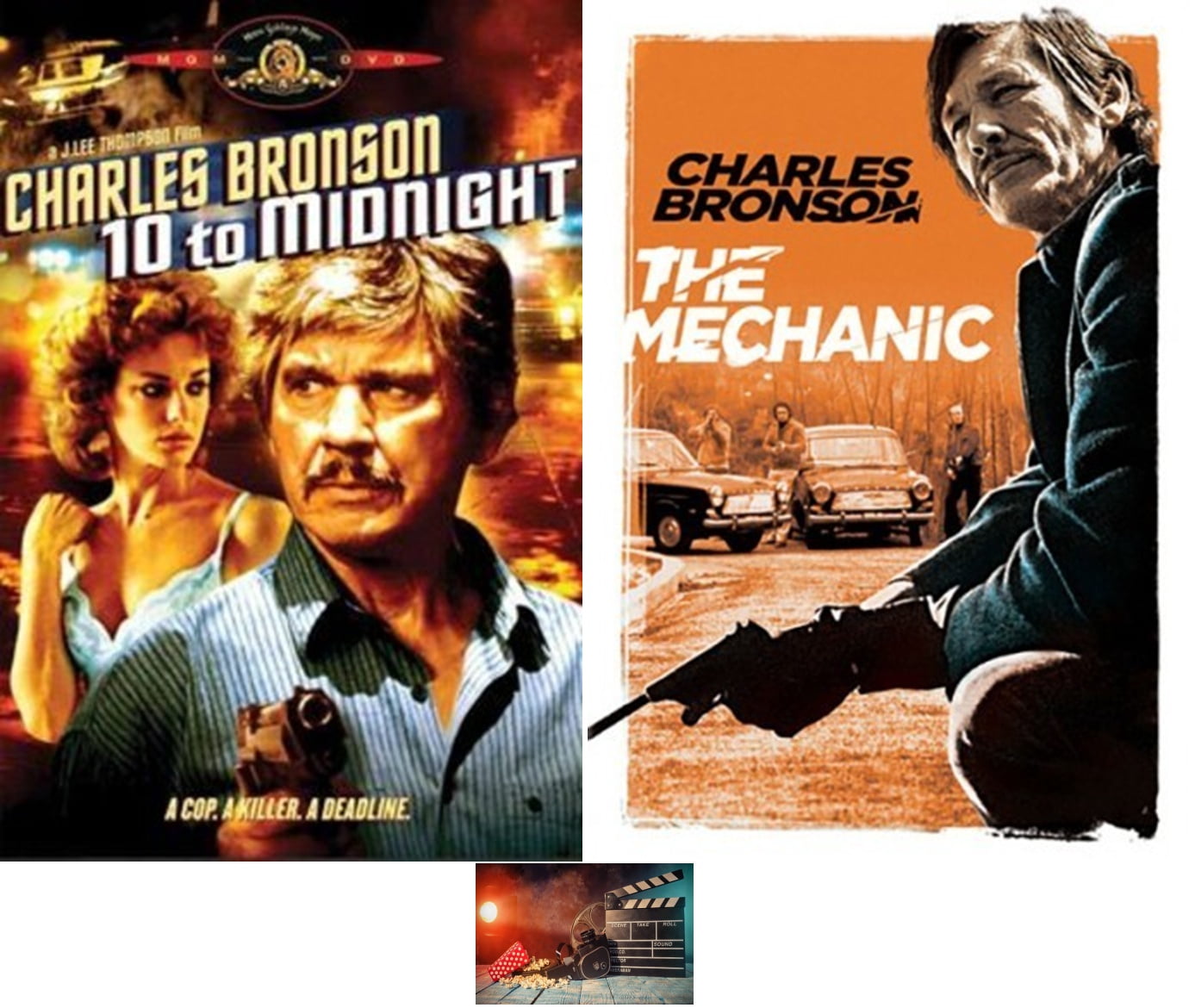 10 TO MIDNIGHT & THE MECHANIC Charles Bronson Double Feature Includes ...