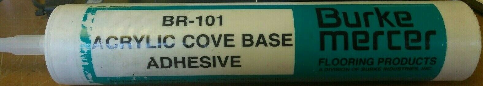(10 TUBES) NEW Burke BR-101 Acrylic Wall Base Adhesive ( 30 Oz ...