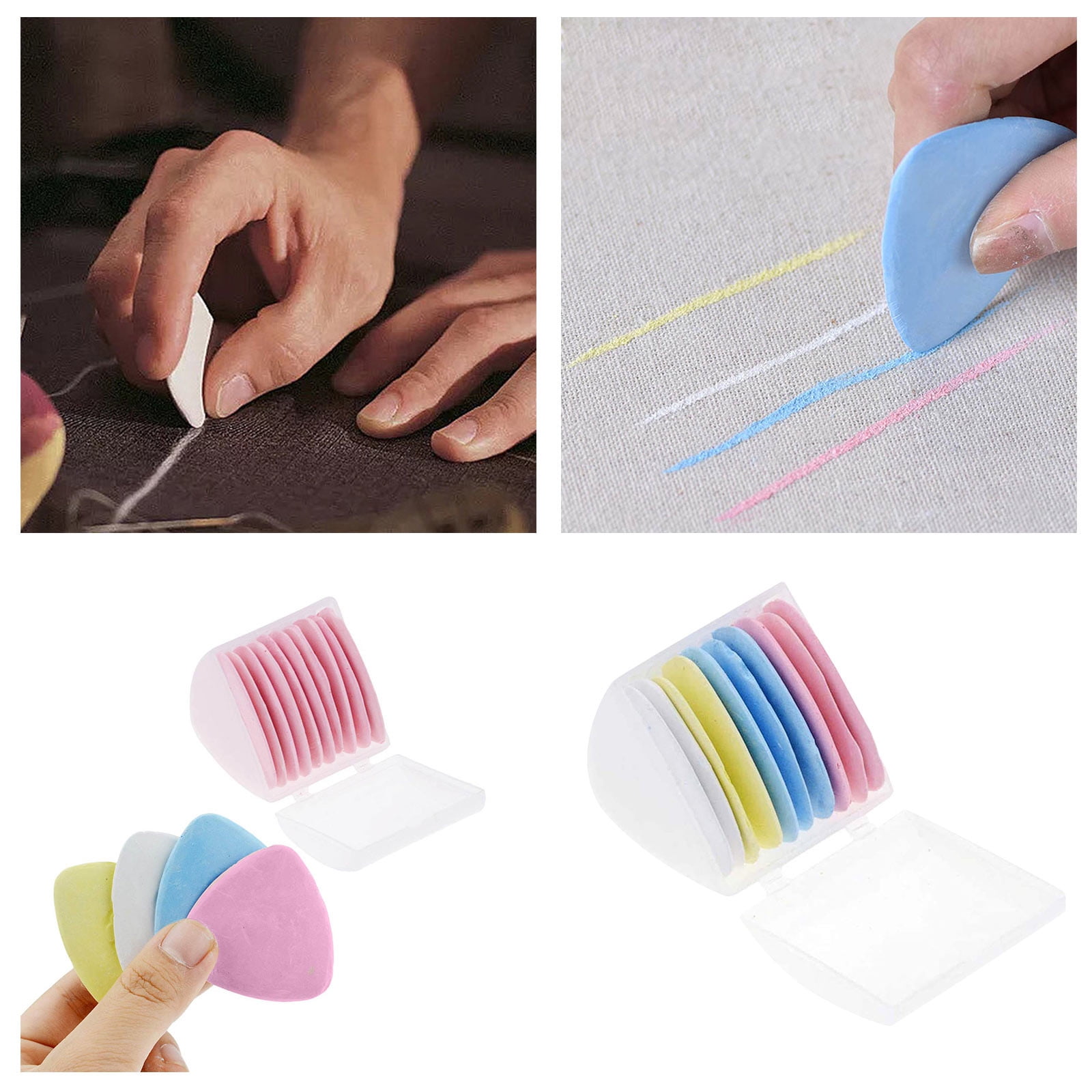 10 Tailors Chalk Fabric Chalk Pencil DIY Sewing Tools Easy Cleaning ...