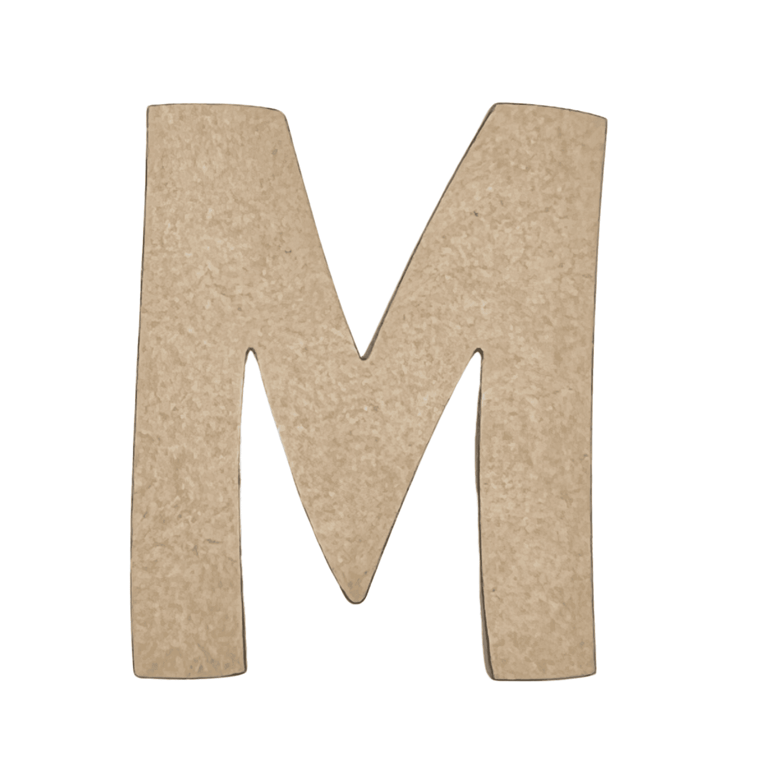 10" Tall MDF Wood Letter M | 1/8" Thick | Wood Craft Letter | Krafty ...