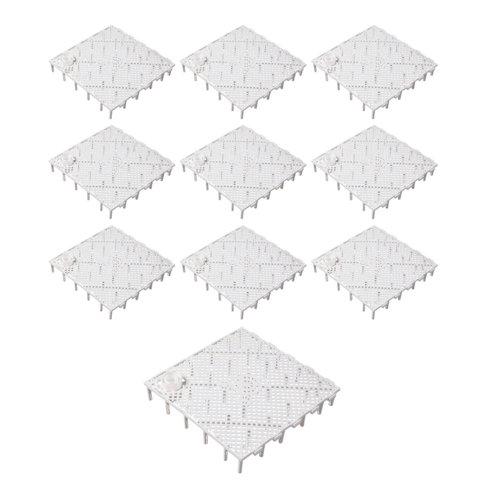 10 Tank Bottom Filter Plate Sand Gravel Filter Board Grid Divider Tray ...