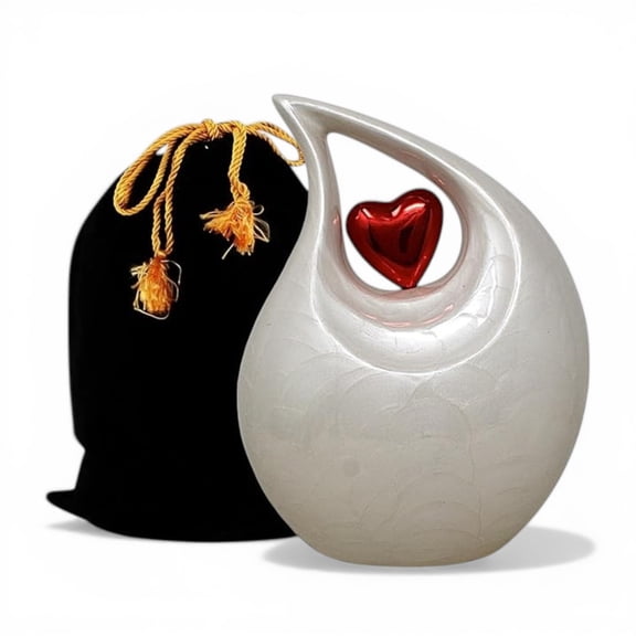 Red Ceramic Vase