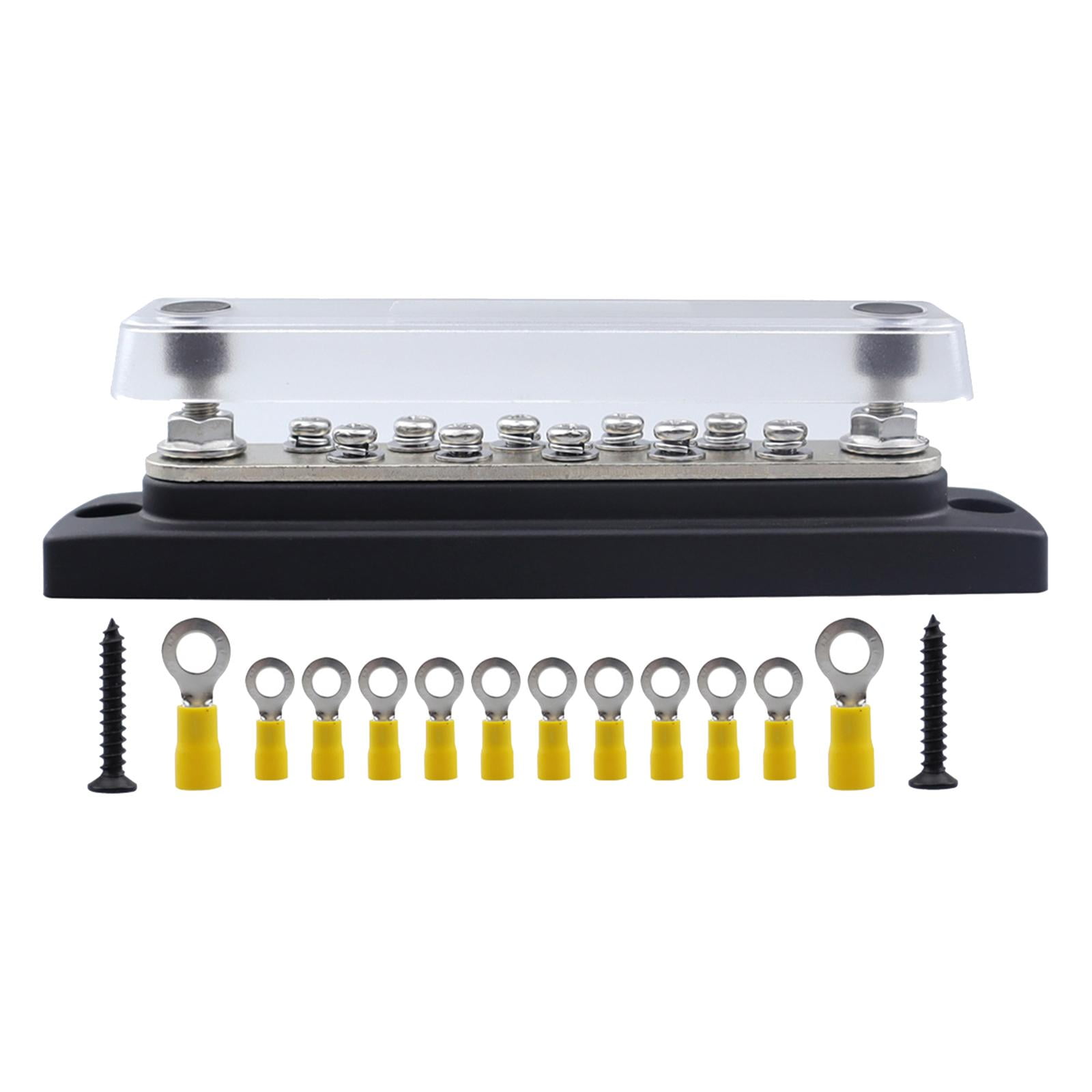 10 Terminal Bus Bar with Transparent Cover Professional Durable ...