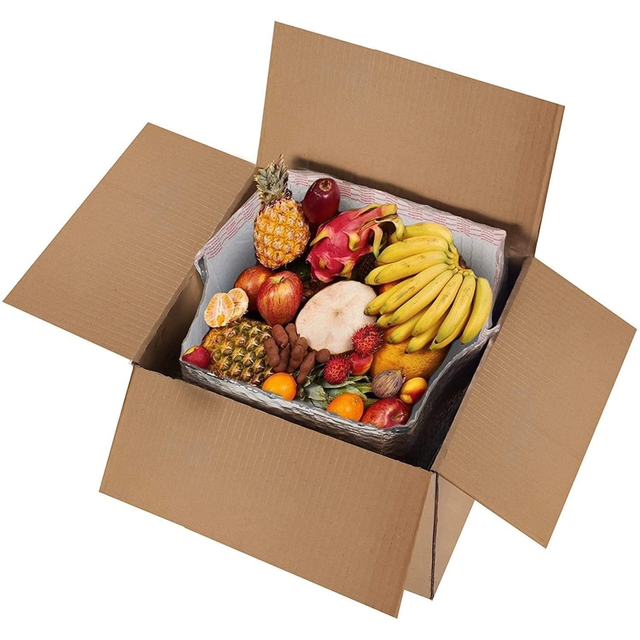 10 Thermal Box Liners for 10x10x10 Box Size Metalized Foil Box Liners ...