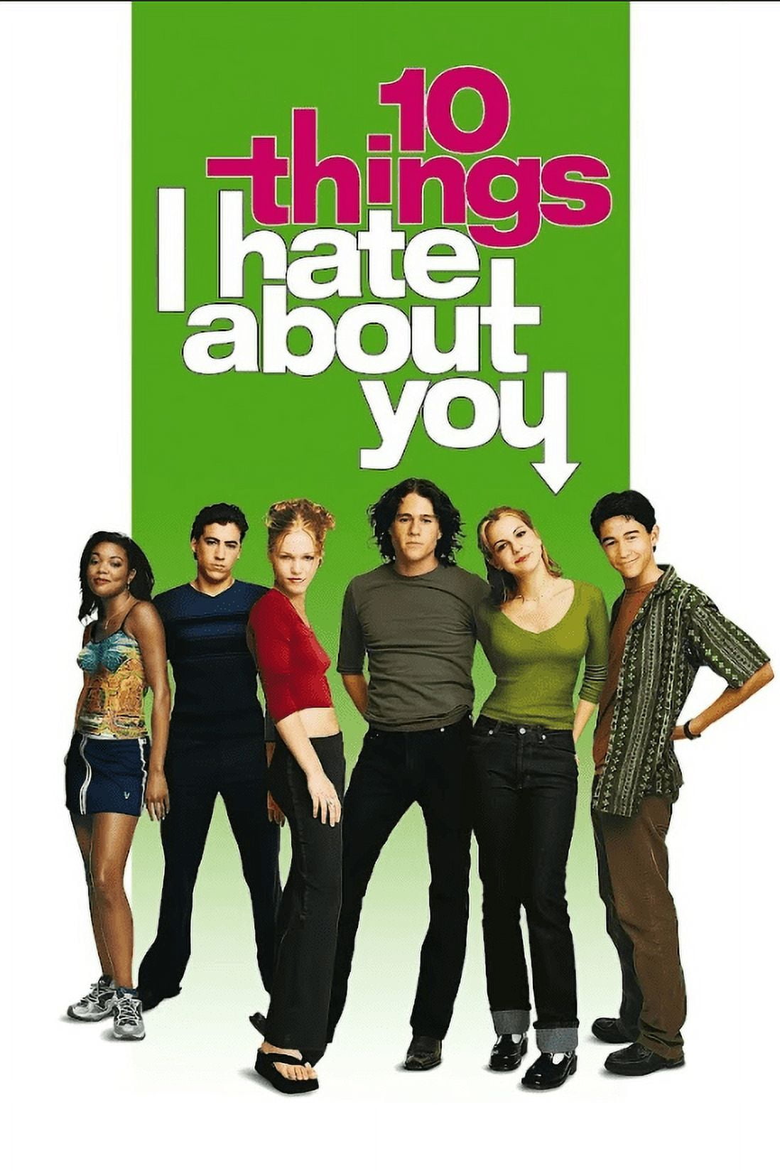 10 Things I Hate About You (1999) 24x36 Movie Poster Heath Ledger, Julia Stile - Walmart.com
