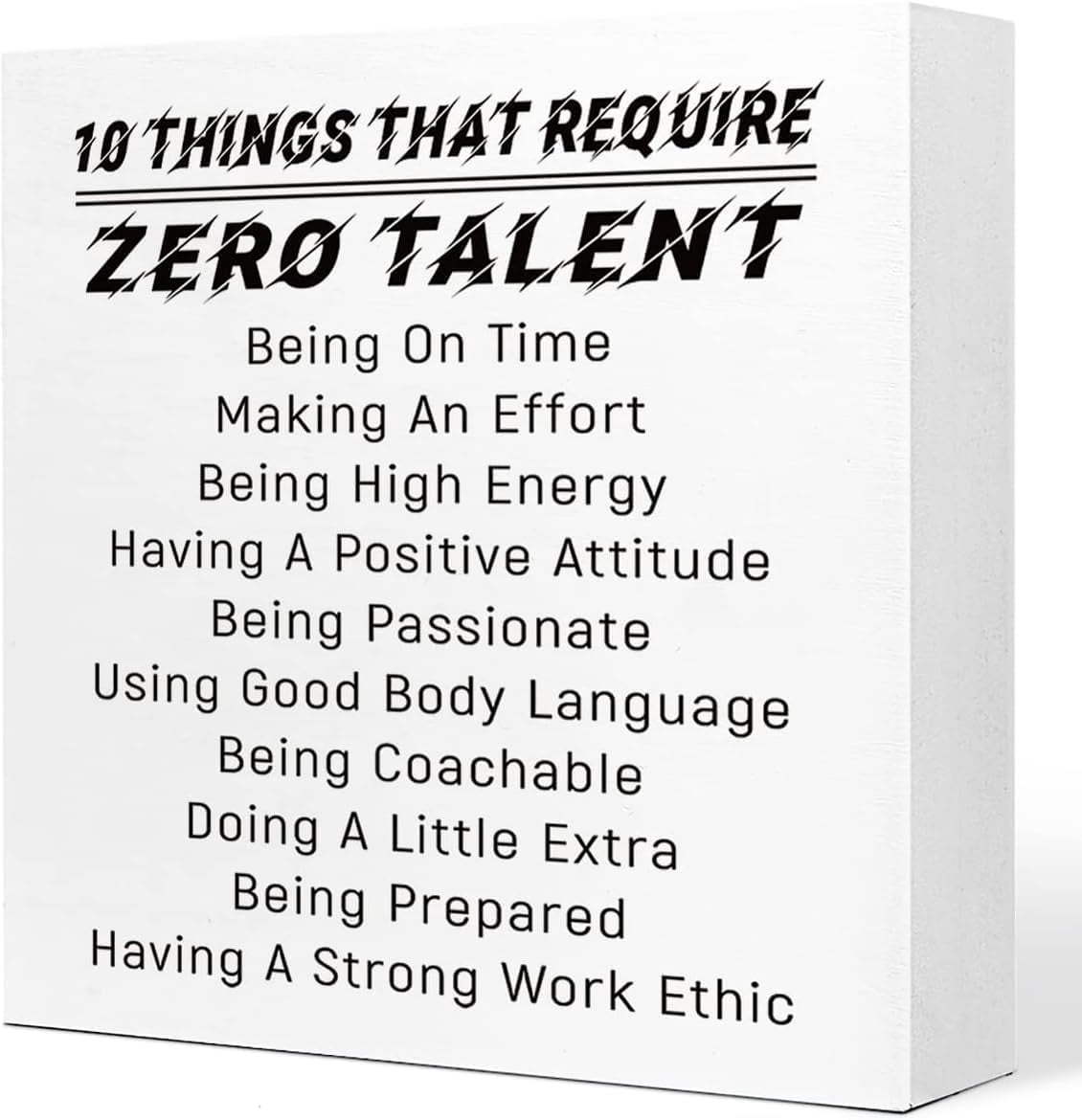 10 Things That Require Zero Talent Wooden Box Sign Desk Decor ...