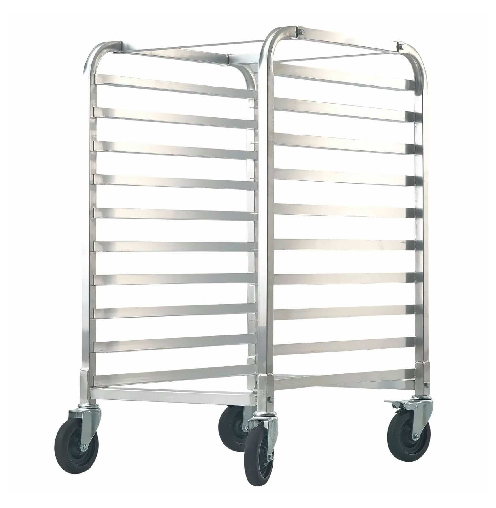 10-Tier Bakery Rack, Aluminum Pan Rack with Wheels - Full/Half Sheet ...