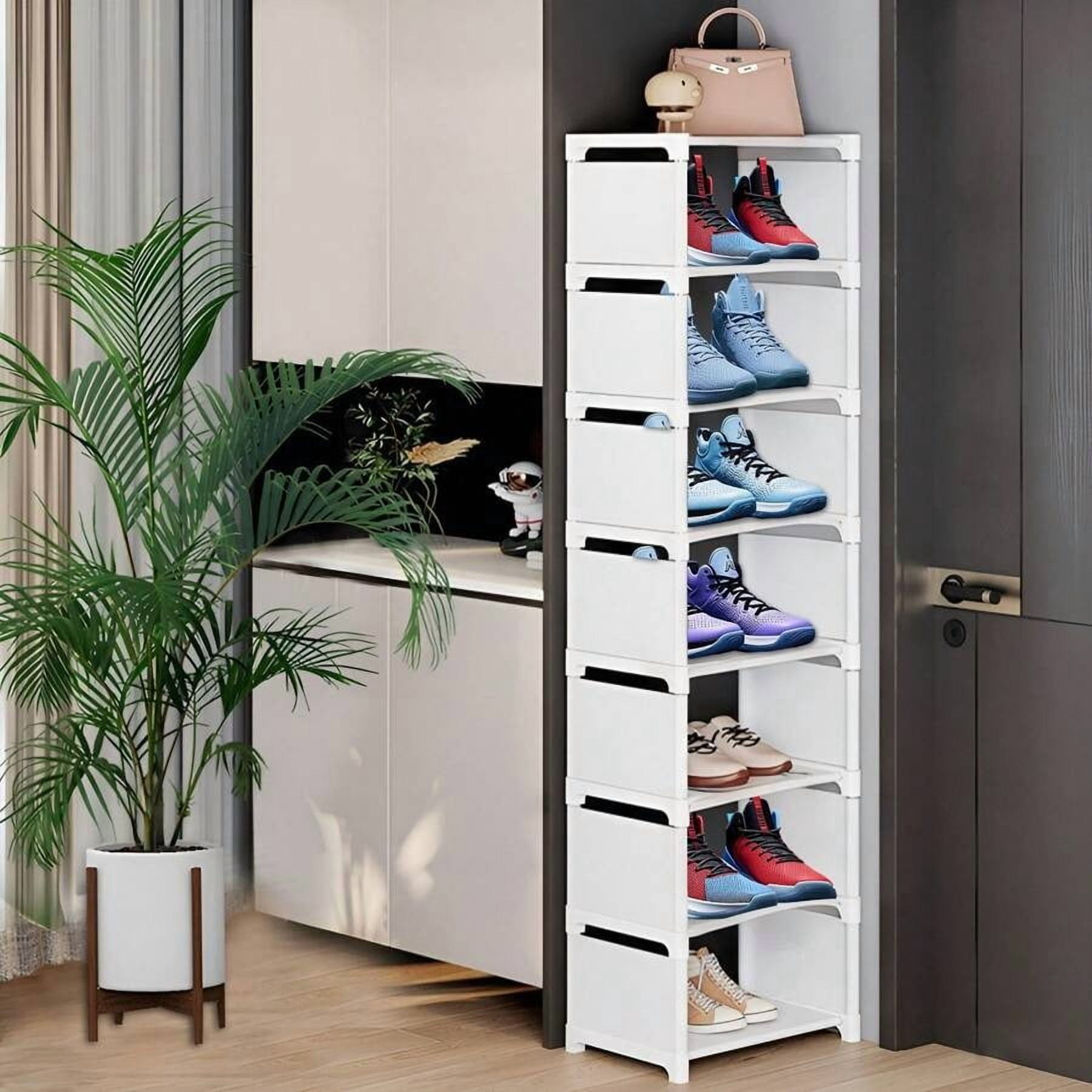 10-Tier Large Capacity Shoe Rack – Heavy Duty Metal Frame Organizer ...