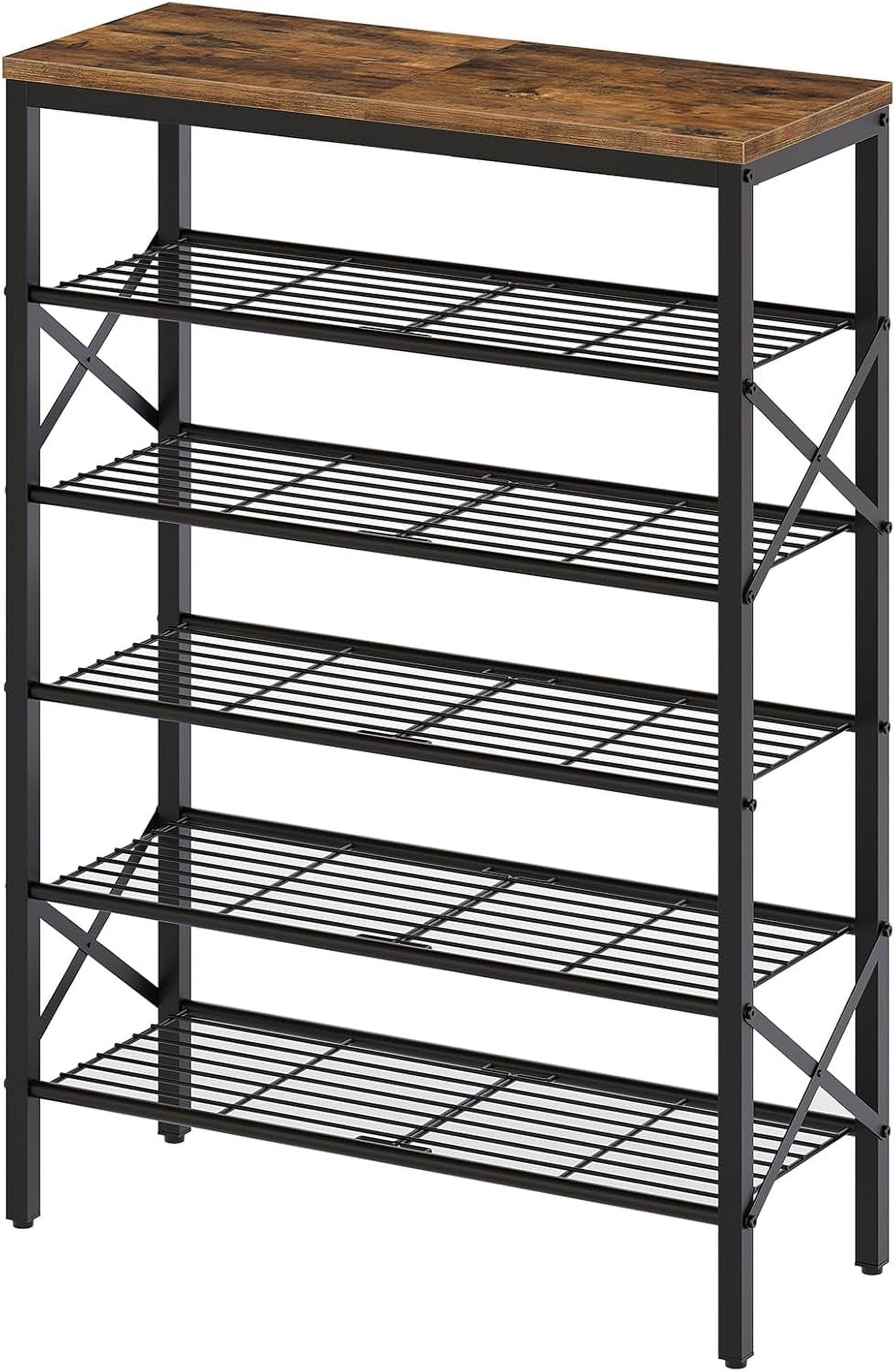 10-Tier Large Capacity Shoe Rack Organizer Holds 40 Pairs Sturdy ...