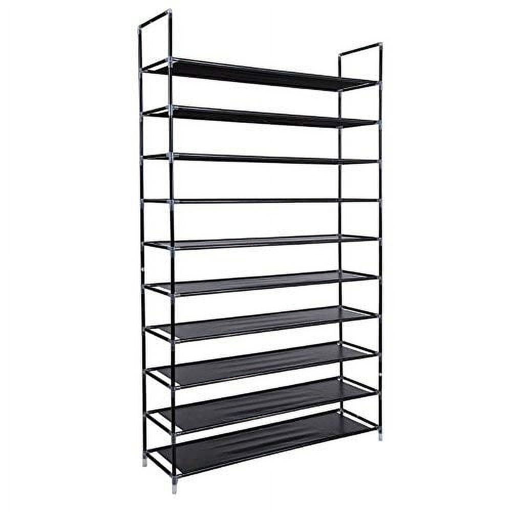 10 Tier Shoe Rack 50 Pair, Large Shoe Storage Organizer, Zapateras ...