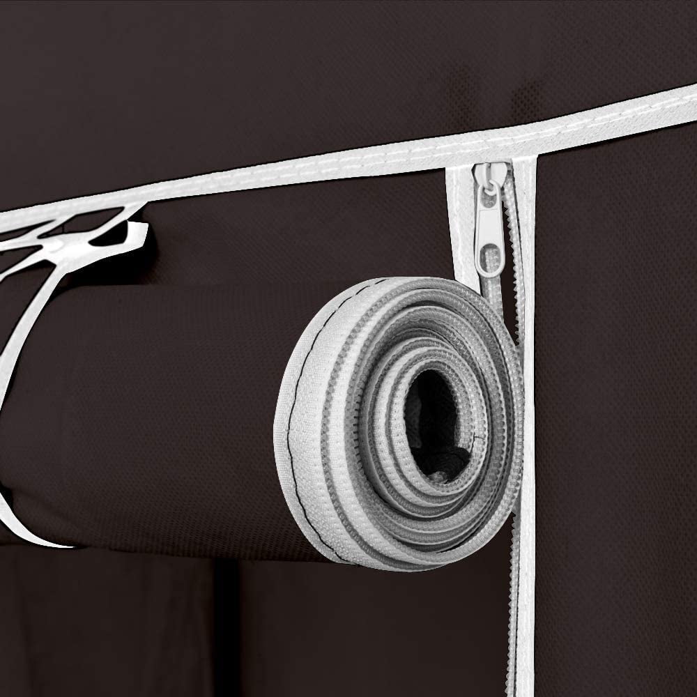 10 Tier Shoe Rack, Fabric Shoe Organizer Free Standing Shoe Storage ...