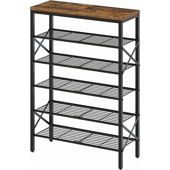 10 Tier Shoe Rack, Large Capacity Shoe Storage Organizer Holds 40 Pairs ...