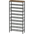 10 Tier Shoe Rack, Large Capacity Shoe Storage Organizer Holds 40 Pairs ...