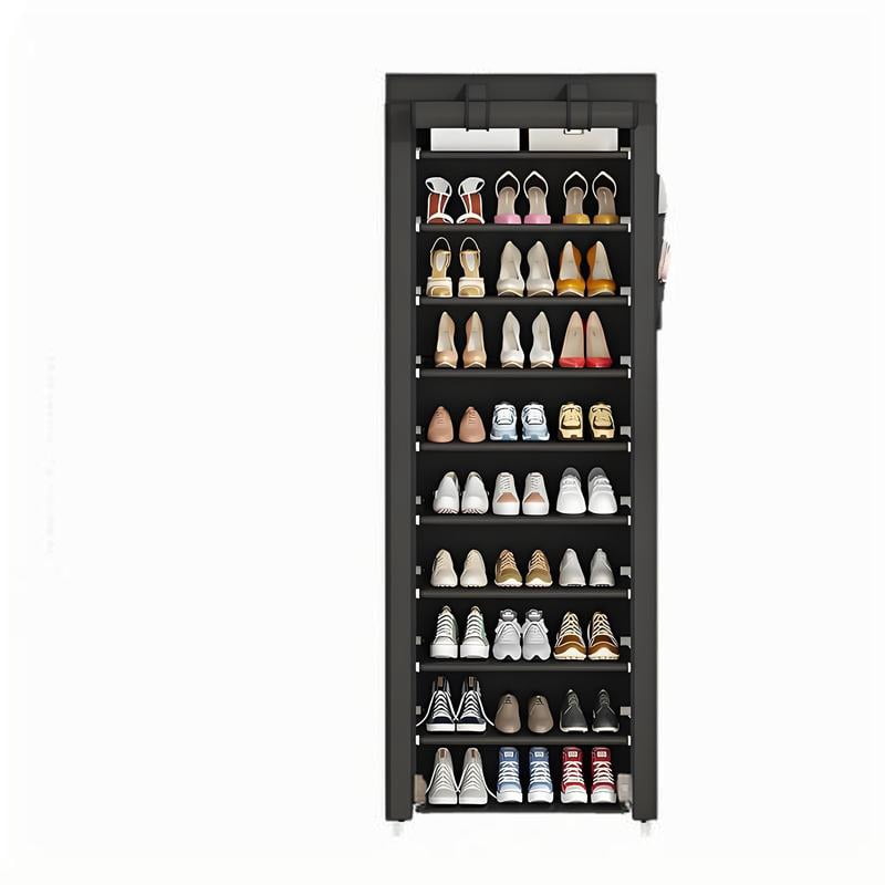 10 Tier Shoe Rack Organizer , Shoe Shelf Storage Organizer with ...