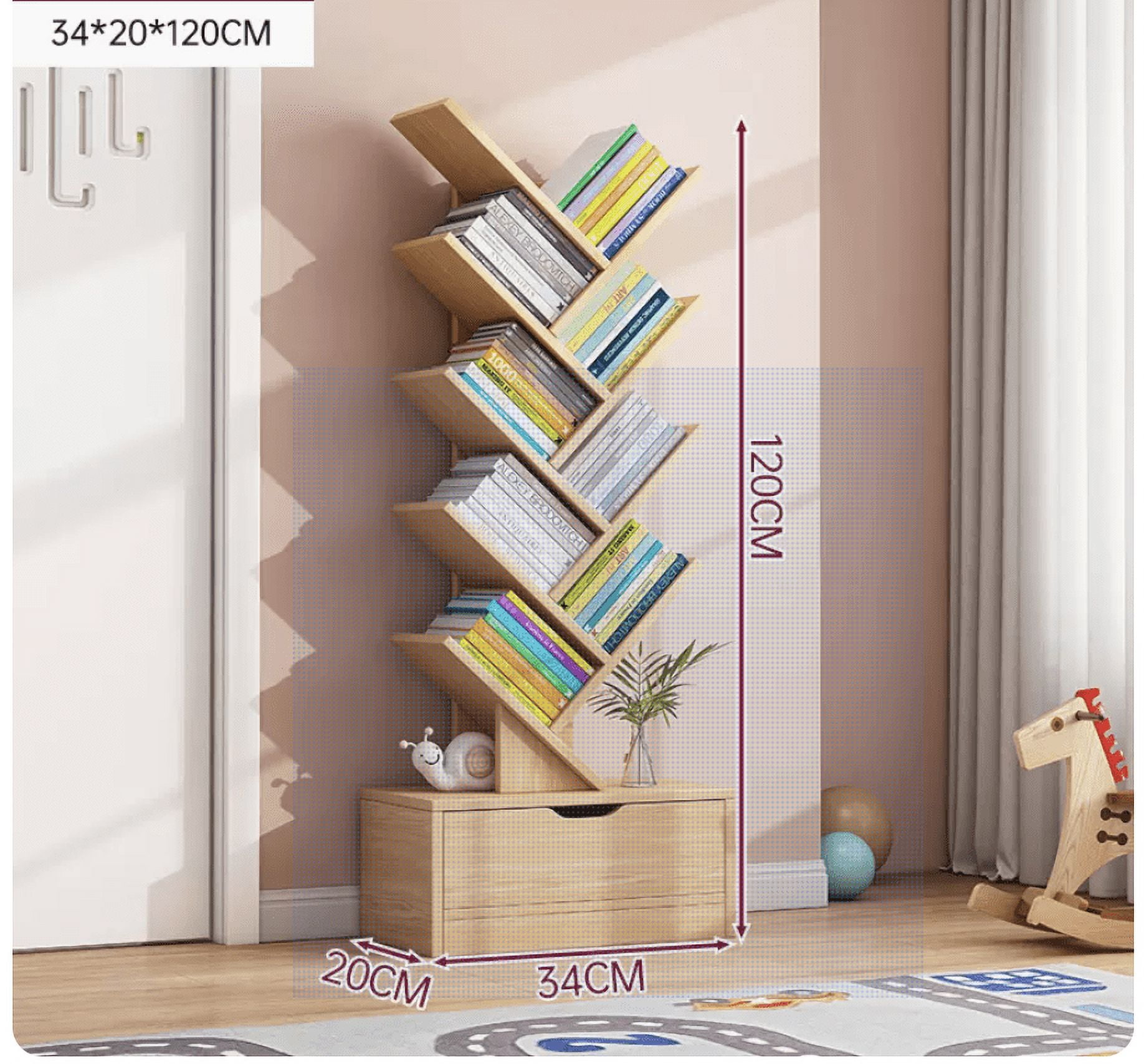 10 Tier Tree Style BookShelve, Free Standing Book Shelve, MultiPurpose ...