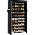 10-Tier Vertical Shoe Rack Organizer, 30.1"W, Holds 40 Pairs of Shoes ...