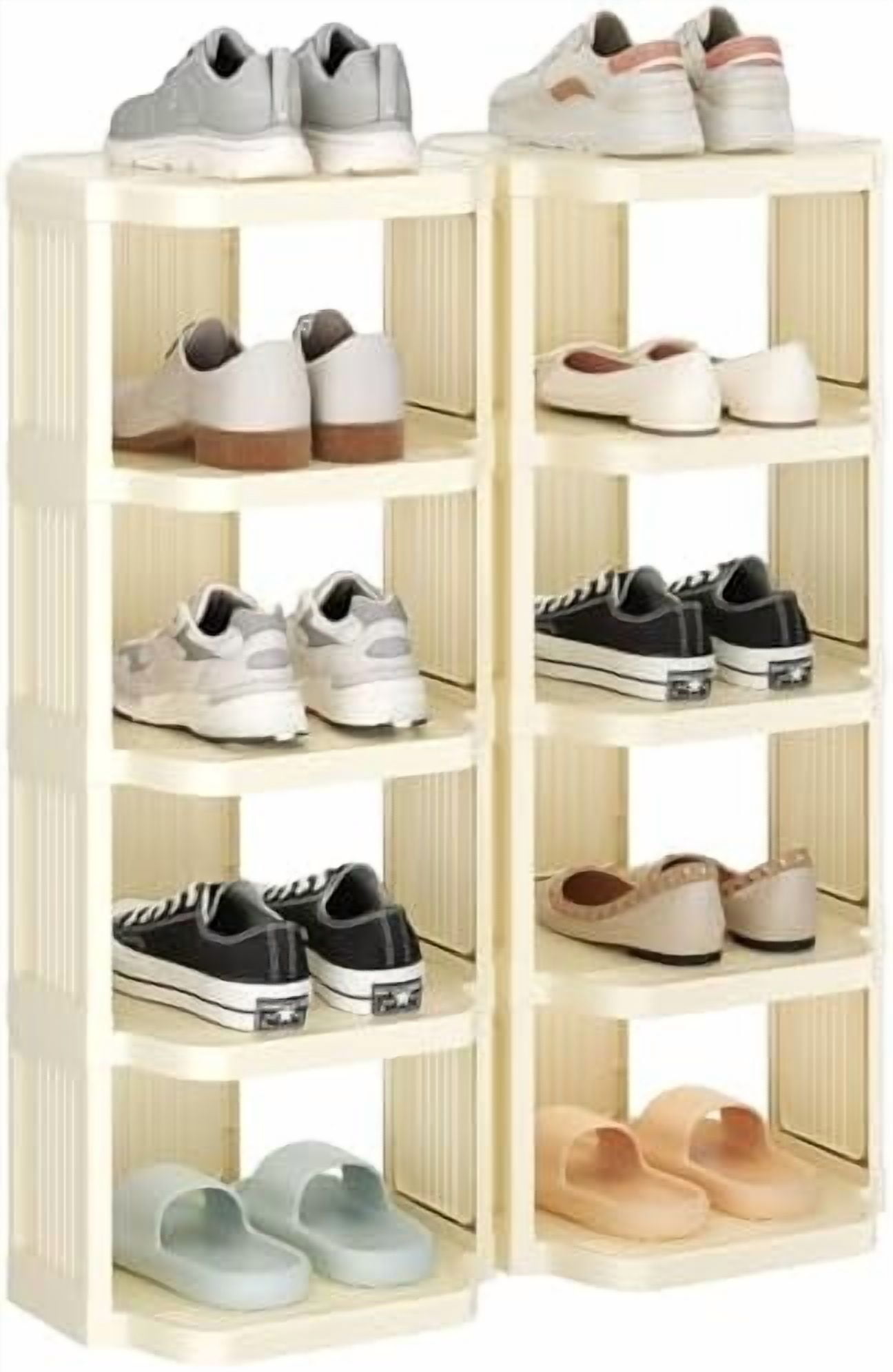 10 Tiers Stackable Shoe Rack for Closet and Front Door Entrance - Free ...