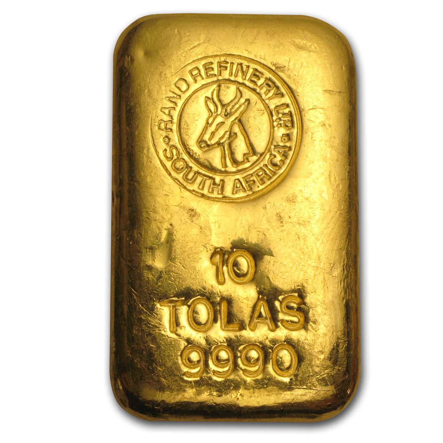 10 Tolas Gold Bar - Rand Refinery (3.75 oz) - Walmart.com
