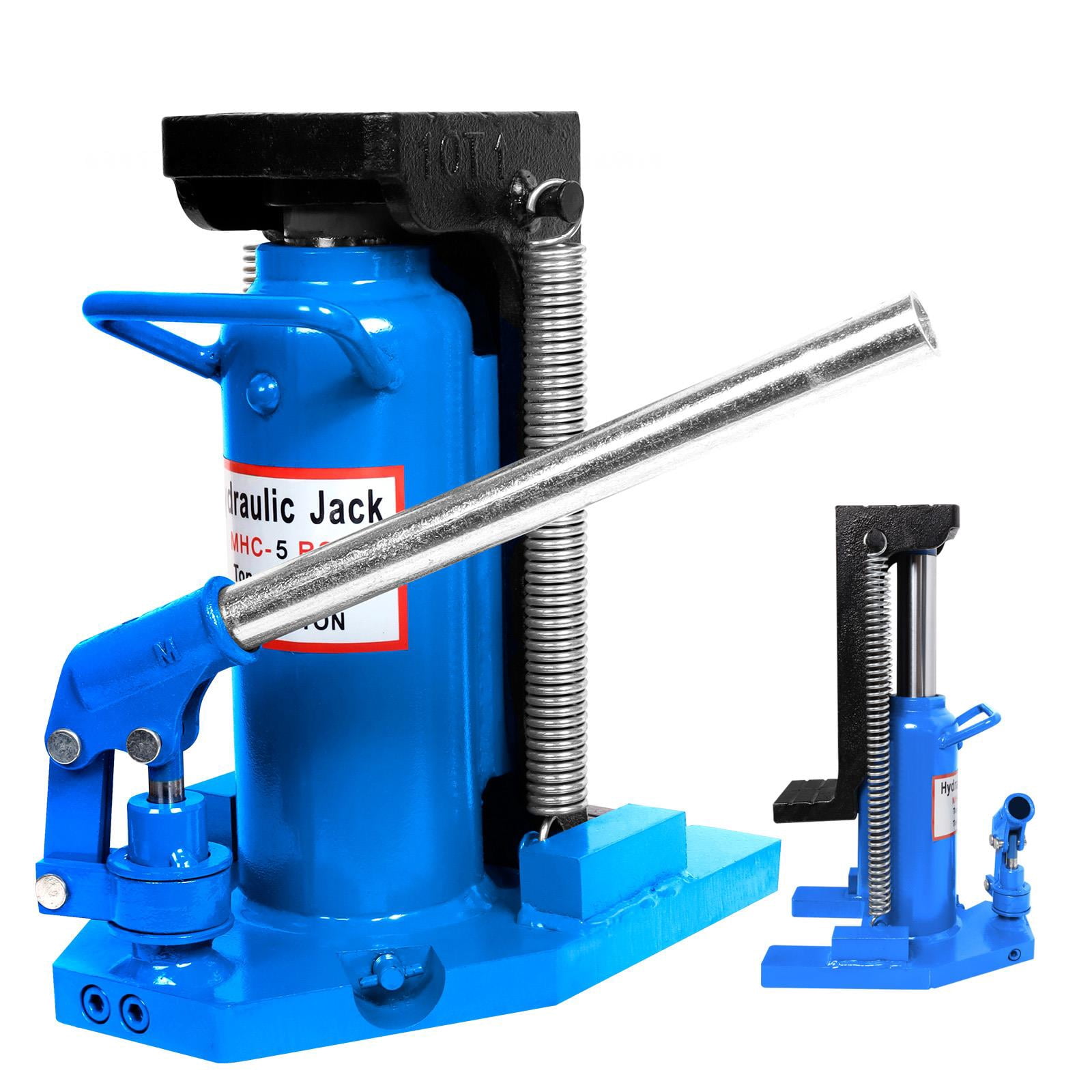 10 Ton Bottle Car Jack, 12.9-18.8in Lifting Range Air Hydraulic Claw ...