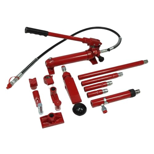 10 Ton Porta Power Kit - 15-pcs Hydraulic Ram, Auto Body Frame Repair ...