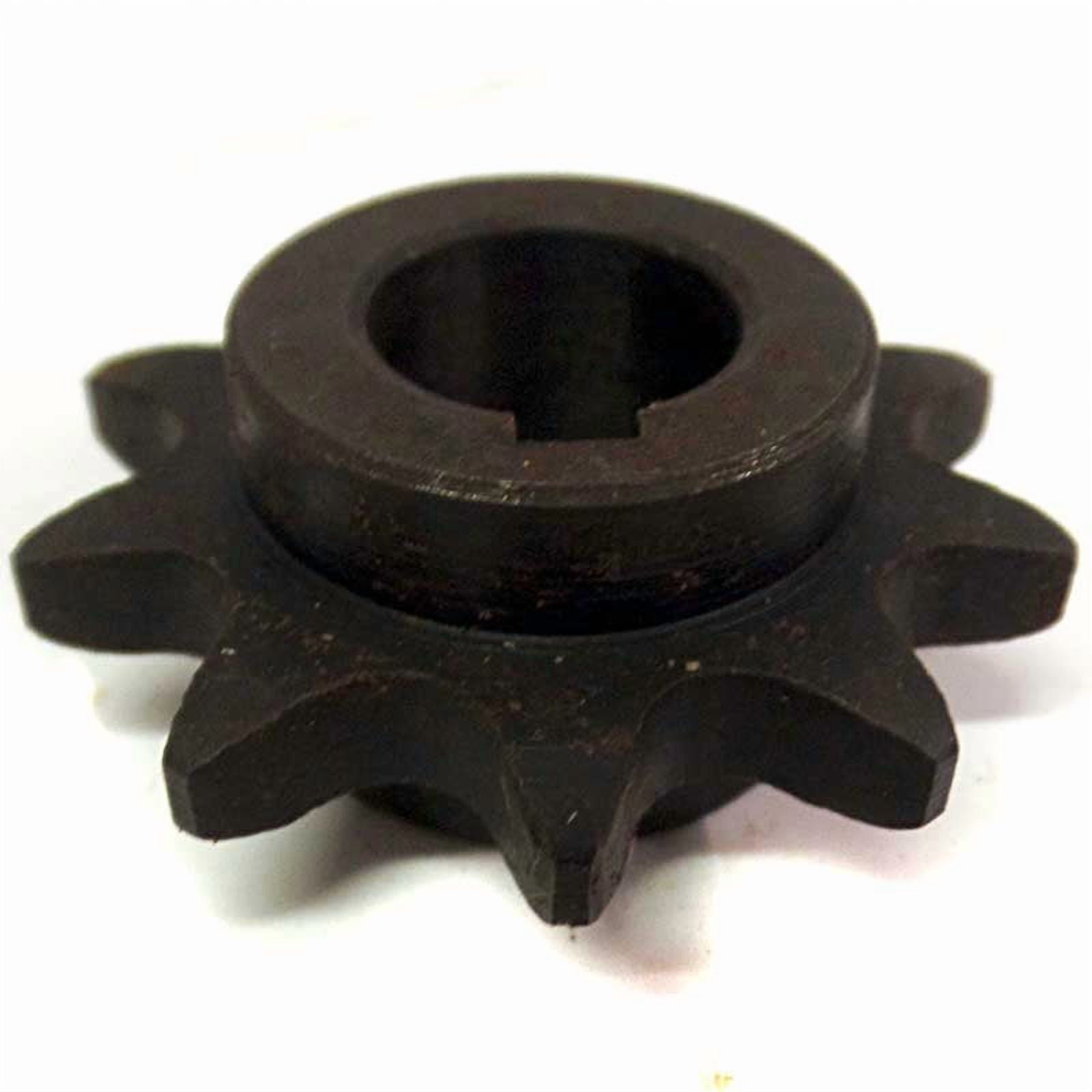 10 Tooth 40 41 420 Chain 5/8" Bore "C" Type Sprocket - Walmart.com