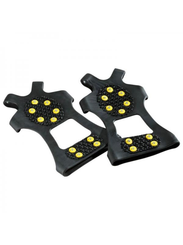 10 Tooth Anti Slip Ice Cleats Crampons Snow Climbing Shoe Spike Grips ...