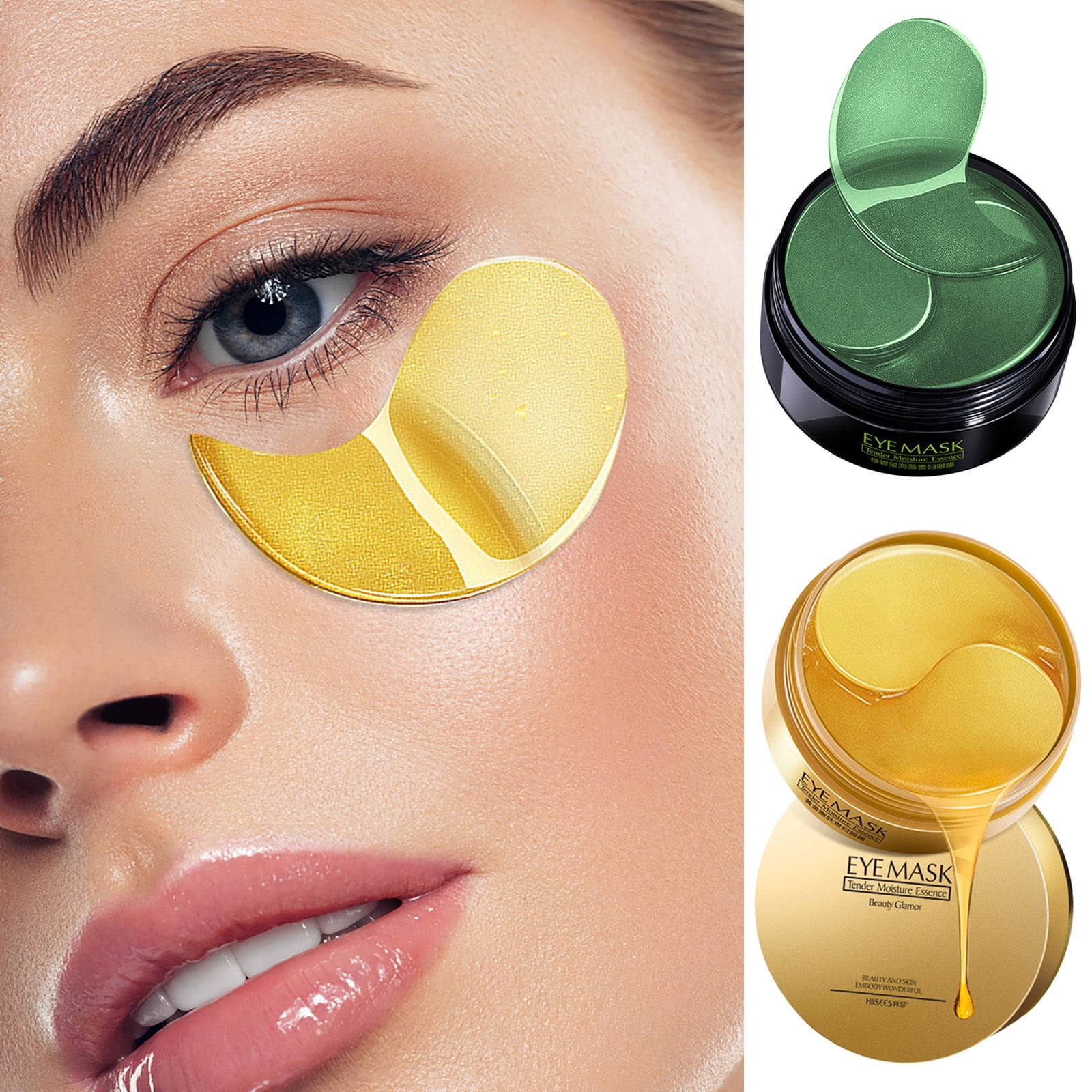 Under 10, Topliu 24k Gold Anti-Aging Eye Mask, Puffy Eye Relief, Dark ...