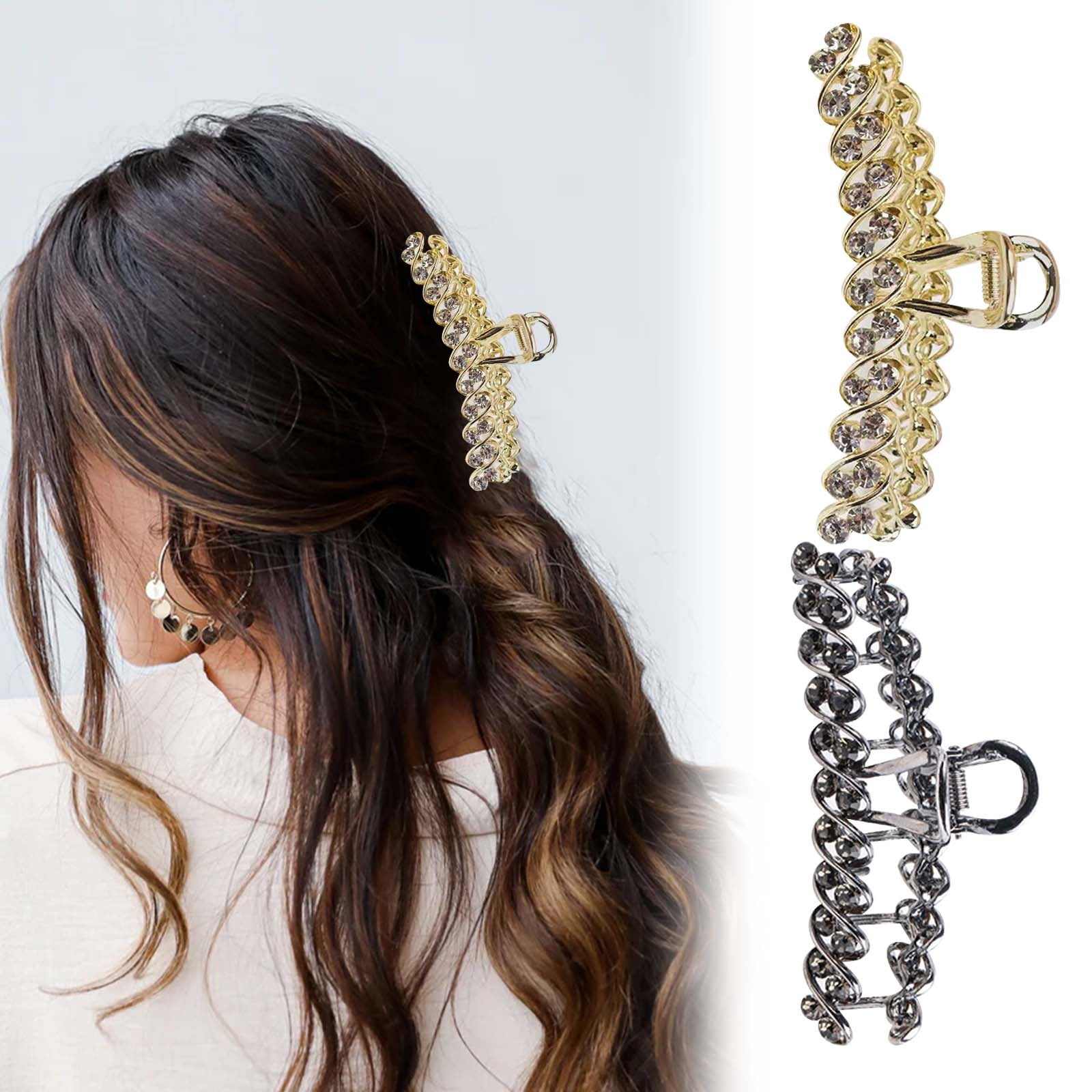 Under 10, Topliu Large Grip Hairpin, Back Head Volume Clip, Ergonomic ...