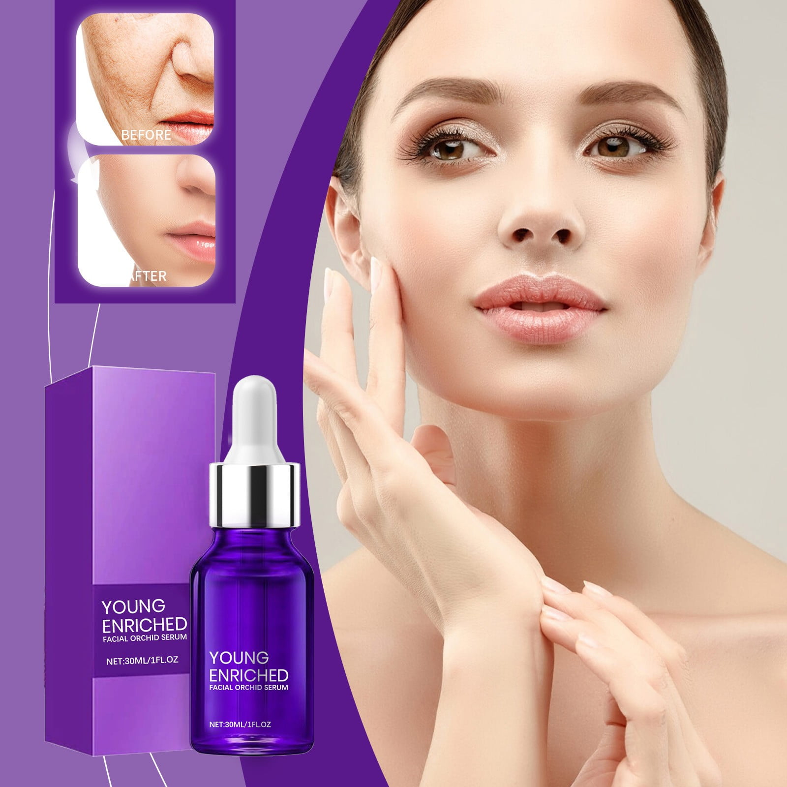 Under 10, Topliu Replenishment Wrinkle Skin Serum, Compact Rejuvenation ...