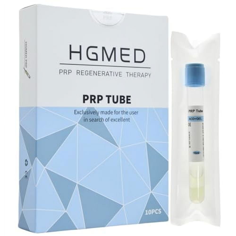 10 Tubes PRP Tubes ACD Solution A and Gel 10 mL prp (10ml), Off White ...