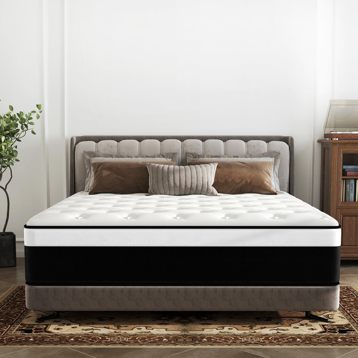 DalisTairy 10" Twin Mattress Gel Memory Foam Spring Hybrid Mattress in ...