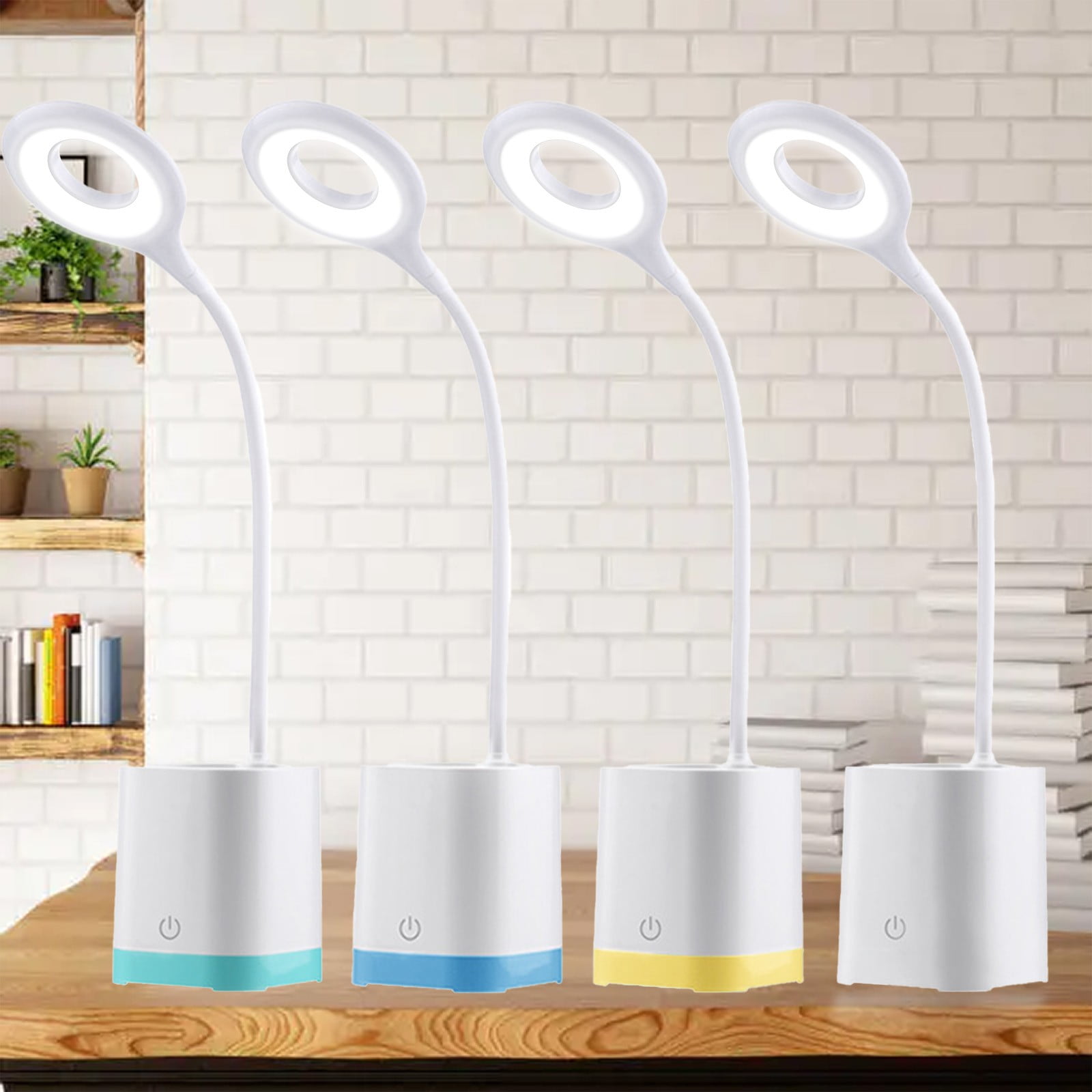 Under 10, USB Rechargeable Desk Lamp, LED Eye Protection Lamp ...