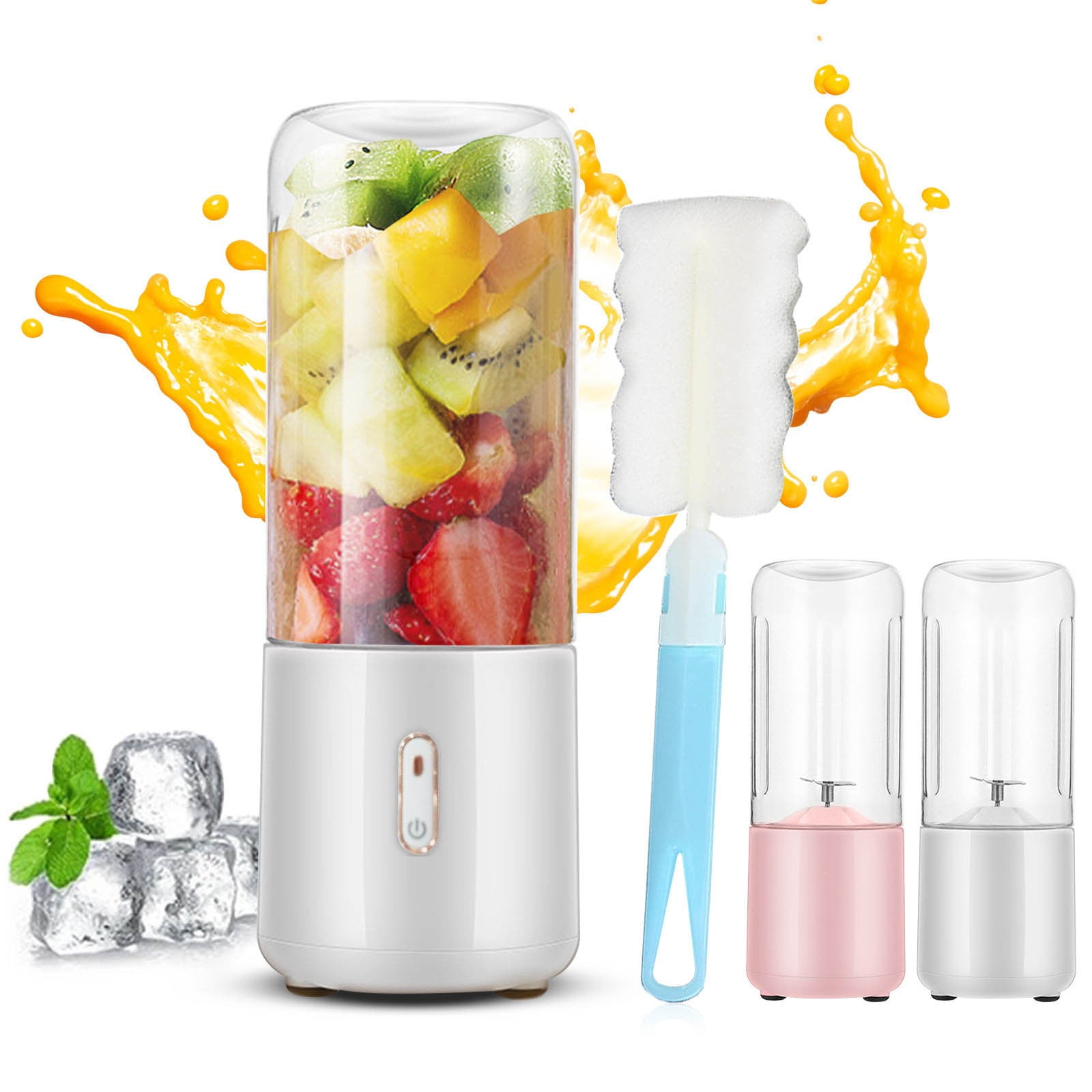Under 10, USB Rechargeable Juicer Cup, Personal Size Extractor, Easy ...