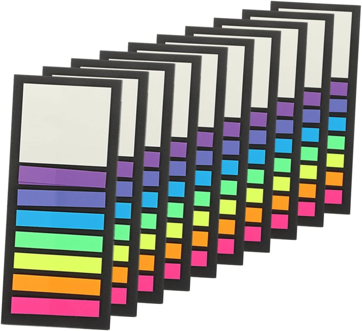 10 Ultra Thin Index Stickers Mini Binder Color Stickers Notepad Colored ...