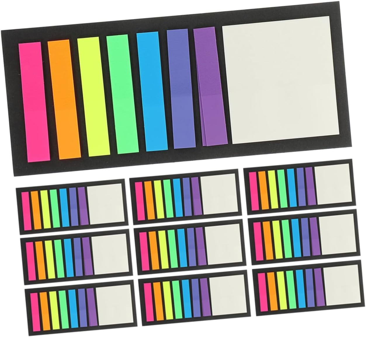 10 Ultra Thin Index Stickers Notepad Notebook Binder Transparent Sticky ...