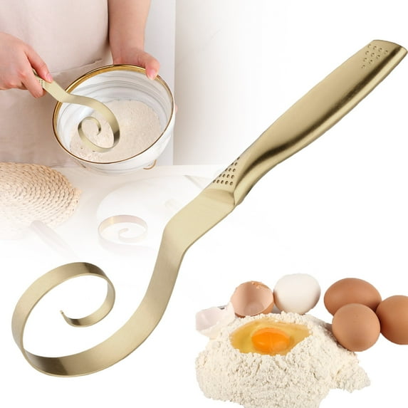 10" Unibody Stainless Danish Dough Whisk, Kitchen Essential Dough Mixer ...