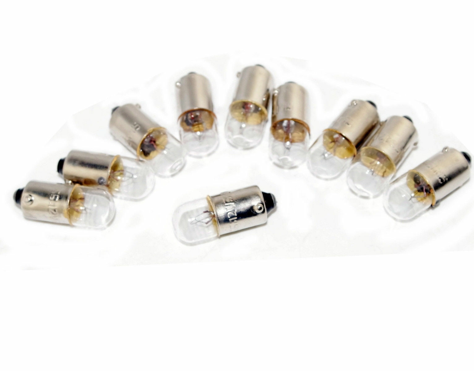 10 Units New Parking Speedometer Turn Light Bulbs 12v-3w Ba9s/8.8mm ...