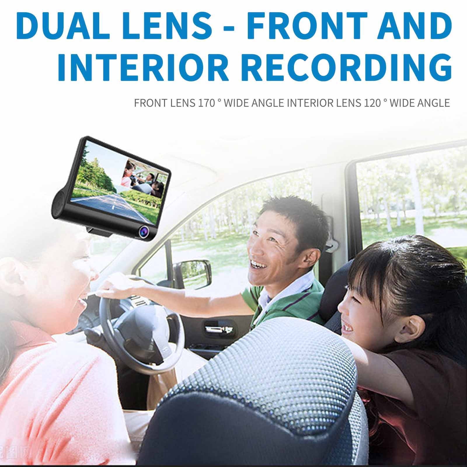 Under 10, Vehicle Mounted Tachograph with Three Cameras, Front, Inside ...
