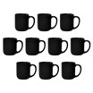 Curved Java Coffee Mug Set - 10 Pack - 12 Oz. - Stoneware Restaurant ...