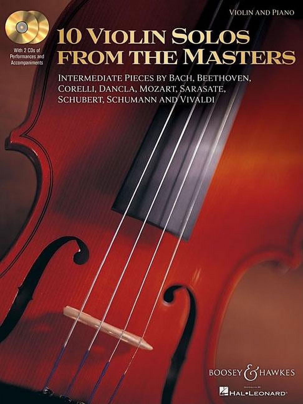 10 Violin Solos from the Masters : Intermediate Pieces by B - Walmart.com