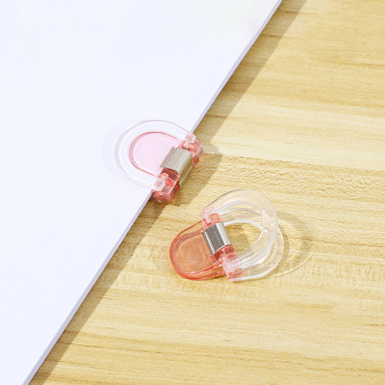 Under 10, Vsgery Clear Binder Clips, Long Tail Document Clips, Heavy ...