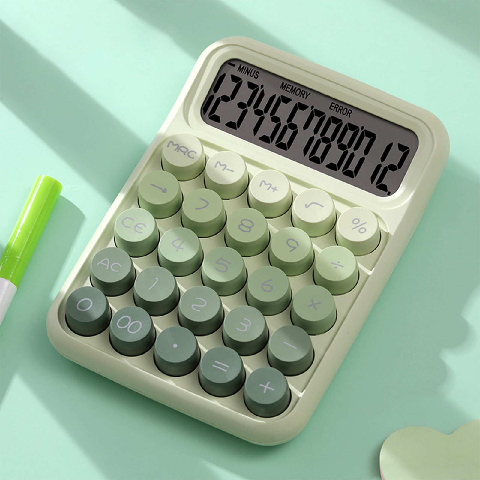 Under 10, Vsgery Compact Scientific Calculator, 12 Digits, Plastic Keys ...