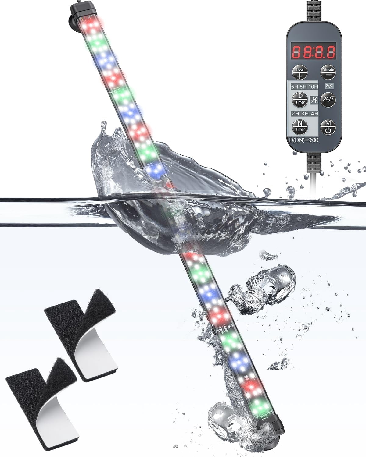 10 W Aquarium Light 20 Inch 24/7 Fish Tank Light with Full Brilliant ...