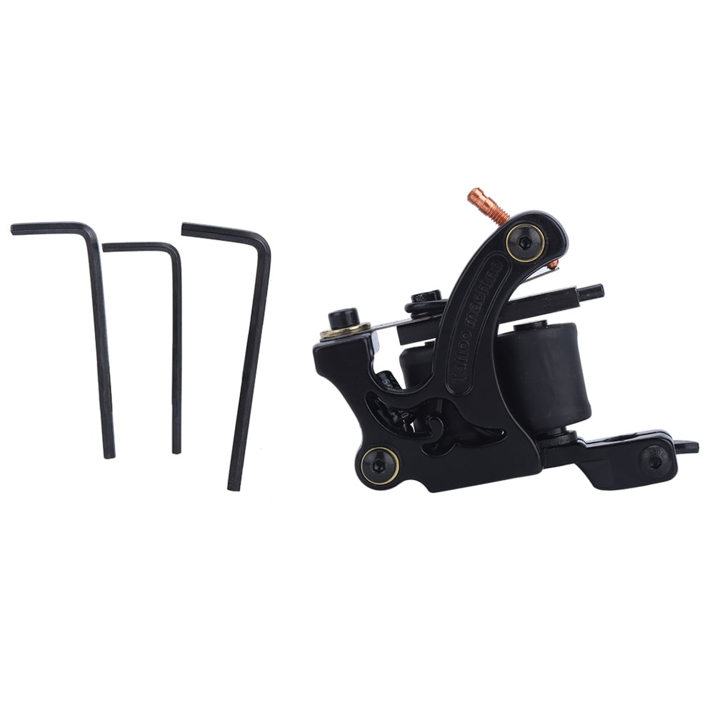 Neyseki 10 Warps Coils Wire Tattoo Machine Gun Carbon Steel Red Wire ...